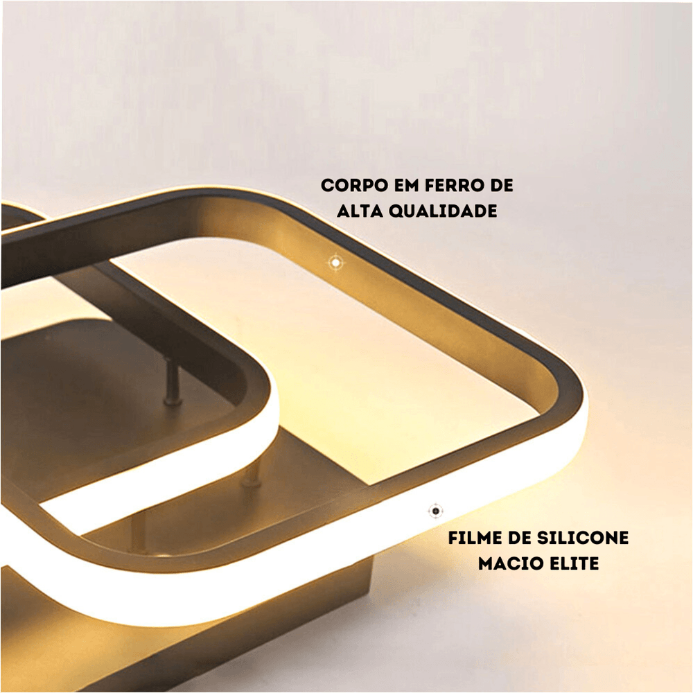 Luminaria De Teto Brilliance Pixel | Parcelamento em Ate 12X